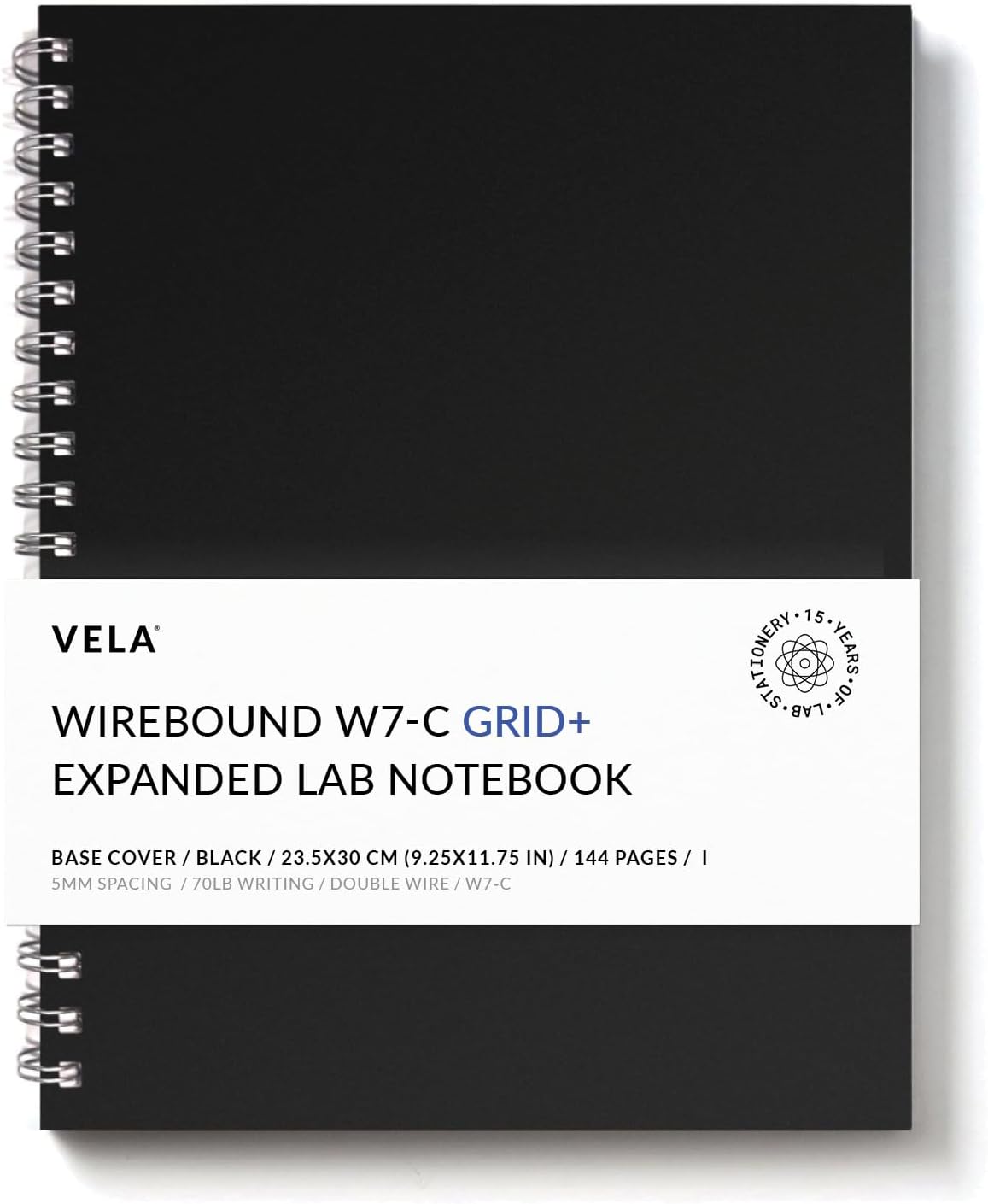 Expanded Wirebound Lab Notebook, 9.25 x 11.75 in (23.5 x 30 cm), 144 ...