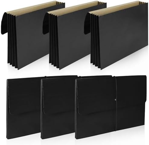 Expanding Accordion File Folder with Flap and Elastic Cord Closure ...