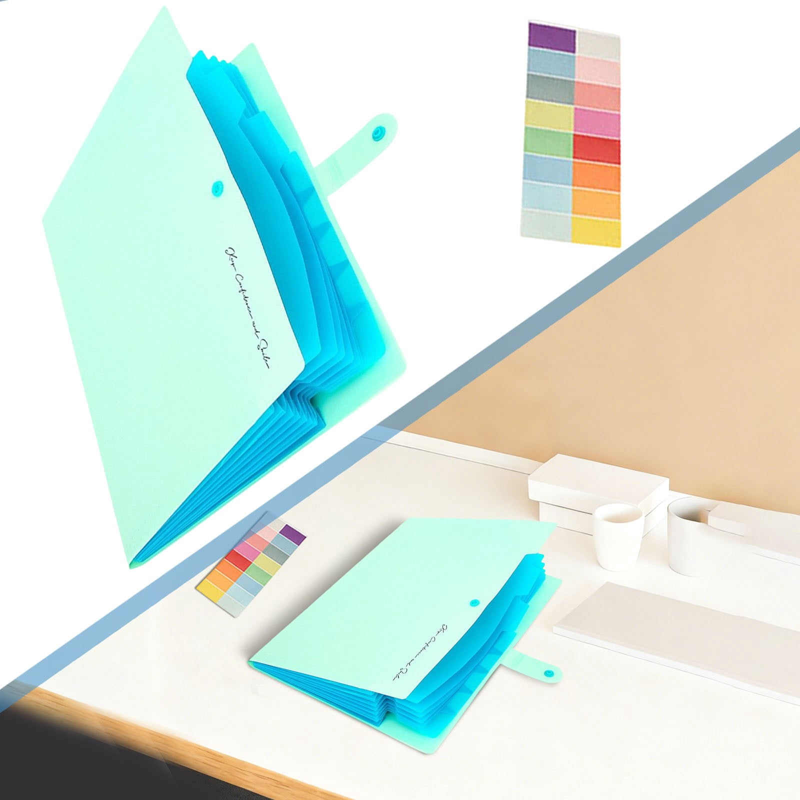 Expanding Accordion File Folder — Portable Document Organizer for ...