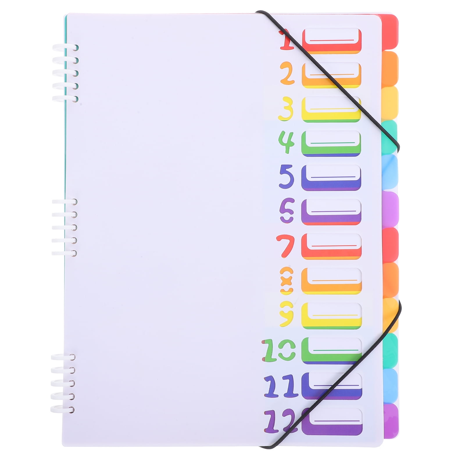 Hemoton Expanding Document Organizer with 12Layer Spiral Design for ...