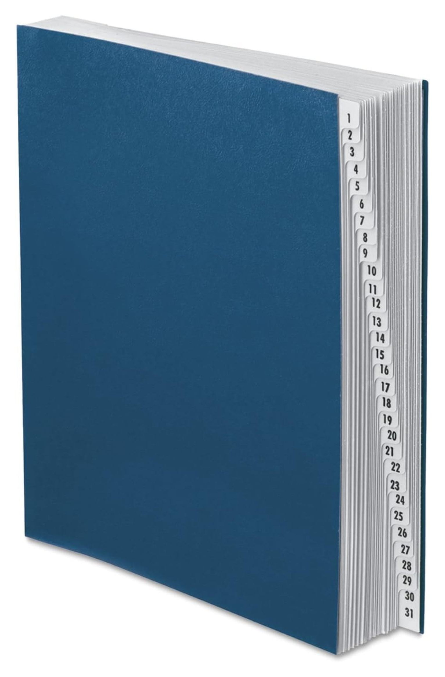 Expanding File Folder 1-31 Index, Letter Size - Navy Acrylic Coated ...