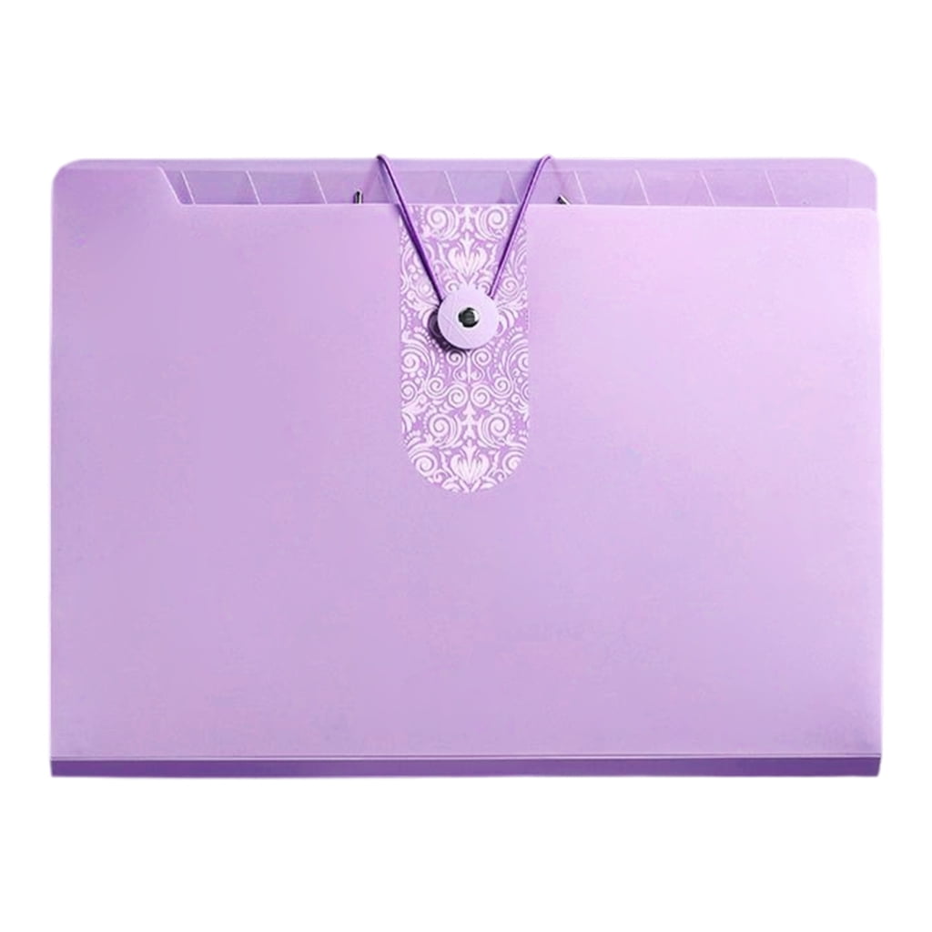 Expanding File Folder 12 Pocket Expandable Sorting Folder Letter Size ...