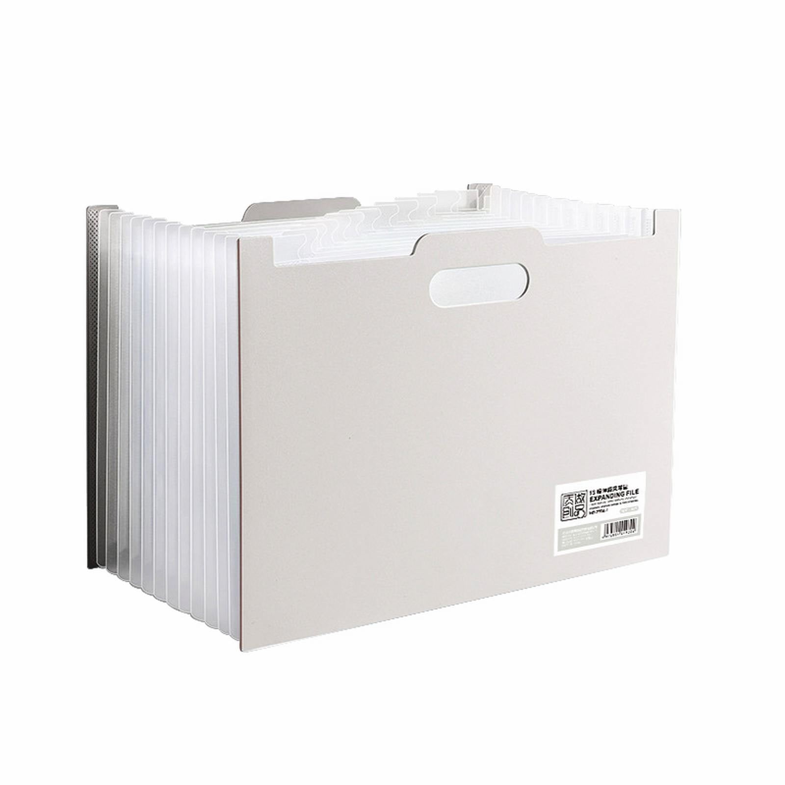 Expanding File Folder 13 Pockets Accordian File Holder Organizer A4 ...