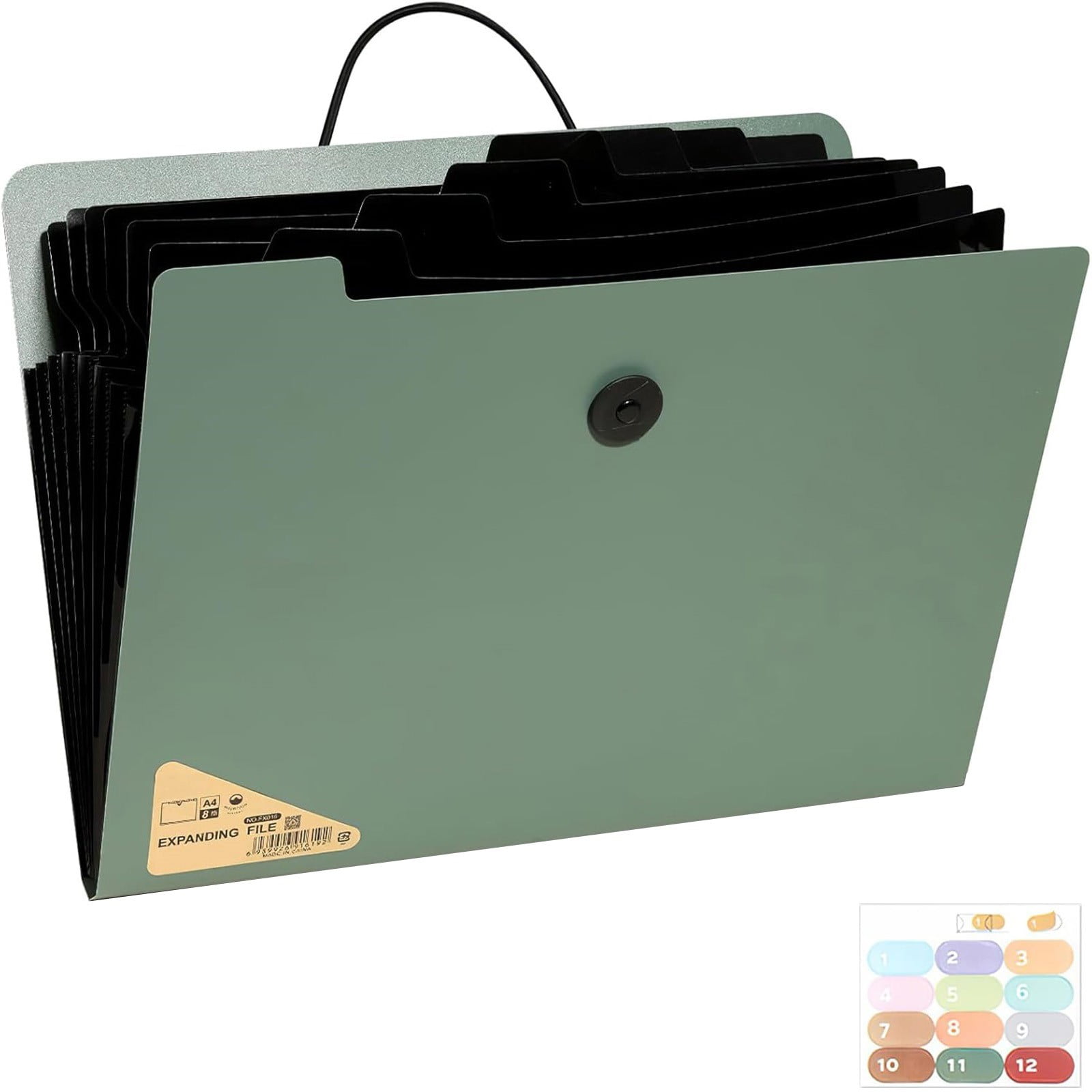 Expanding File Folder, 13 Pockets Accordion File Holder Organizer, A4 ...