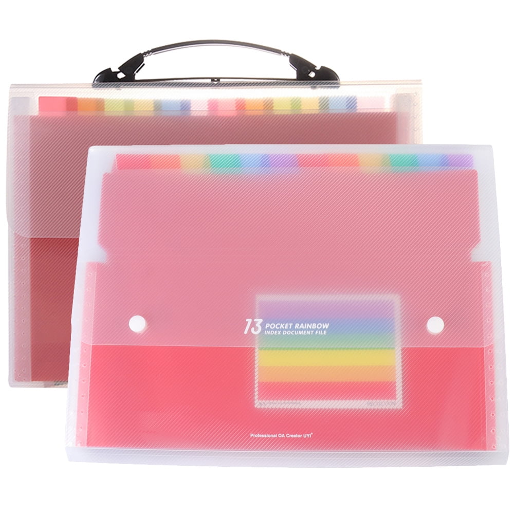 Expanding File Folder, 2Pcs Expanding File Folder Document Organizer ...