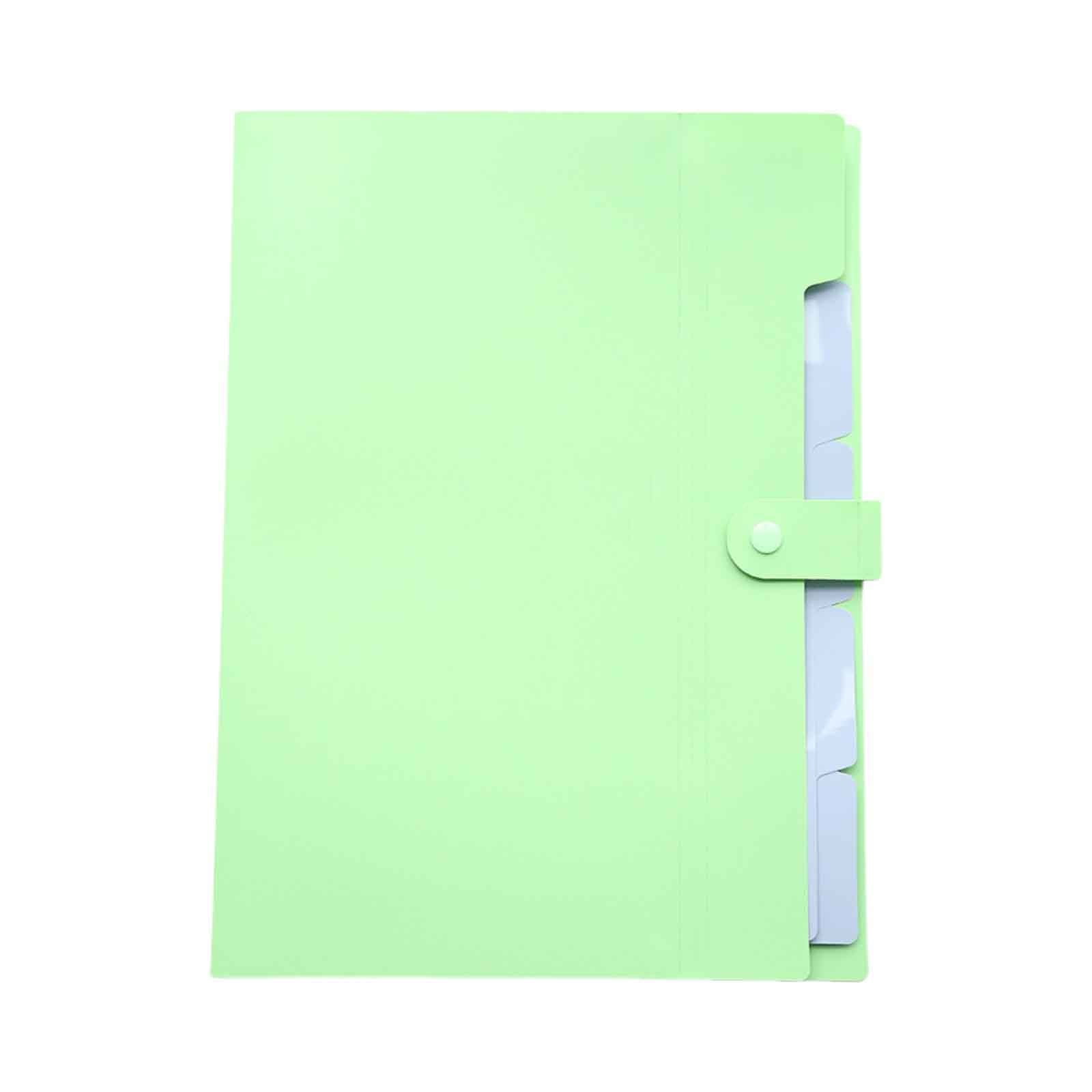Expanding File Folder, 5 Pocket Accordion File Organizer for Letter ...