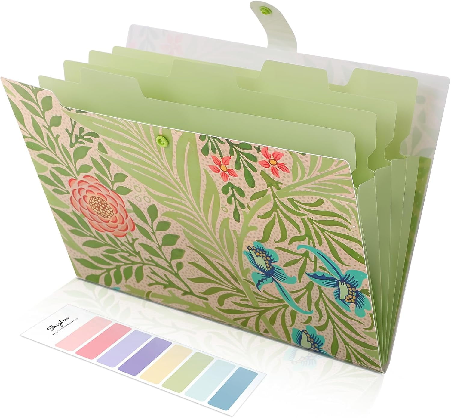 Expanding File Folder with 5 Pockets, Accordion File Organizer,Portable ...