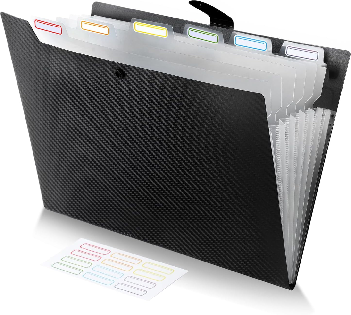 Expanding File Folder with 7 Pockets, Accordion File Organizer Folder ...