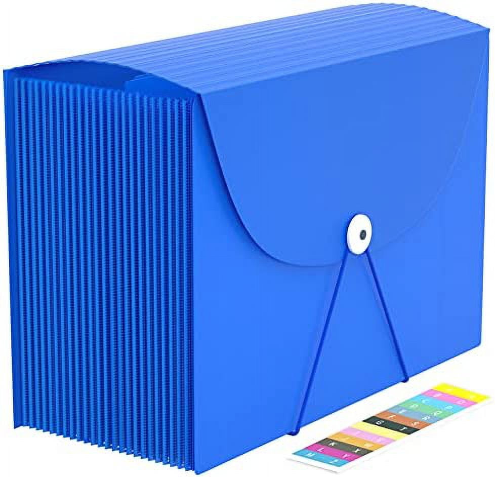 Expanding File Folder Accordian File Organizer,24 Pockets Expandable ...