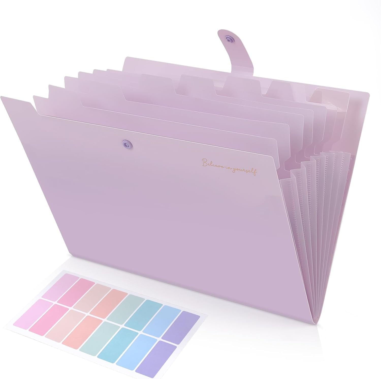 Expanding File Folder, Accordion File Organizer with 8 Pocket & Inner ...