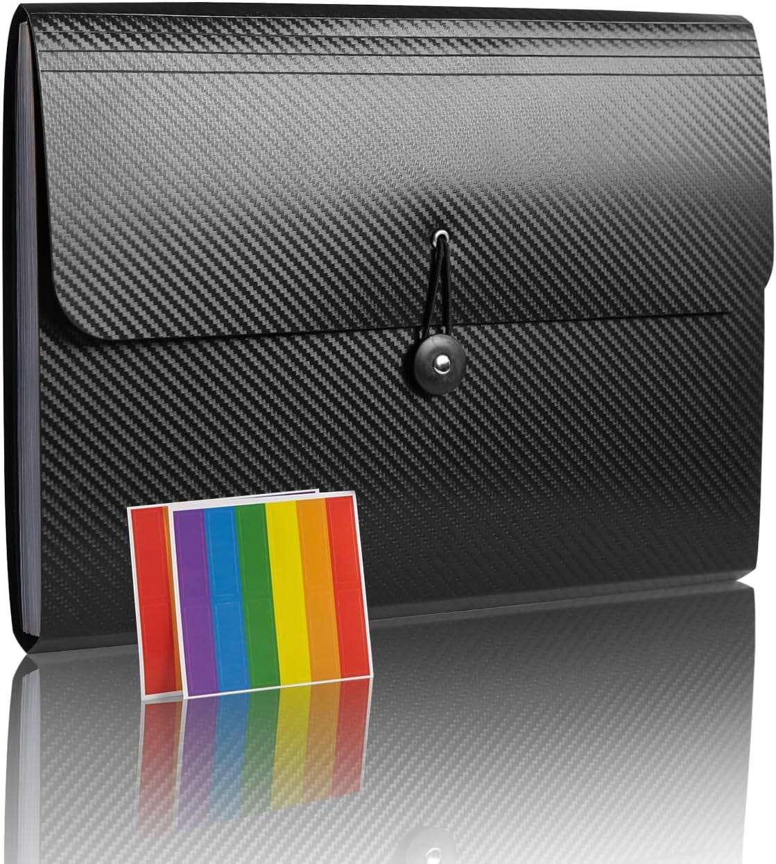 Expanding File Folder, File Organizer,13 Pockets, Grey, File Organizer ...