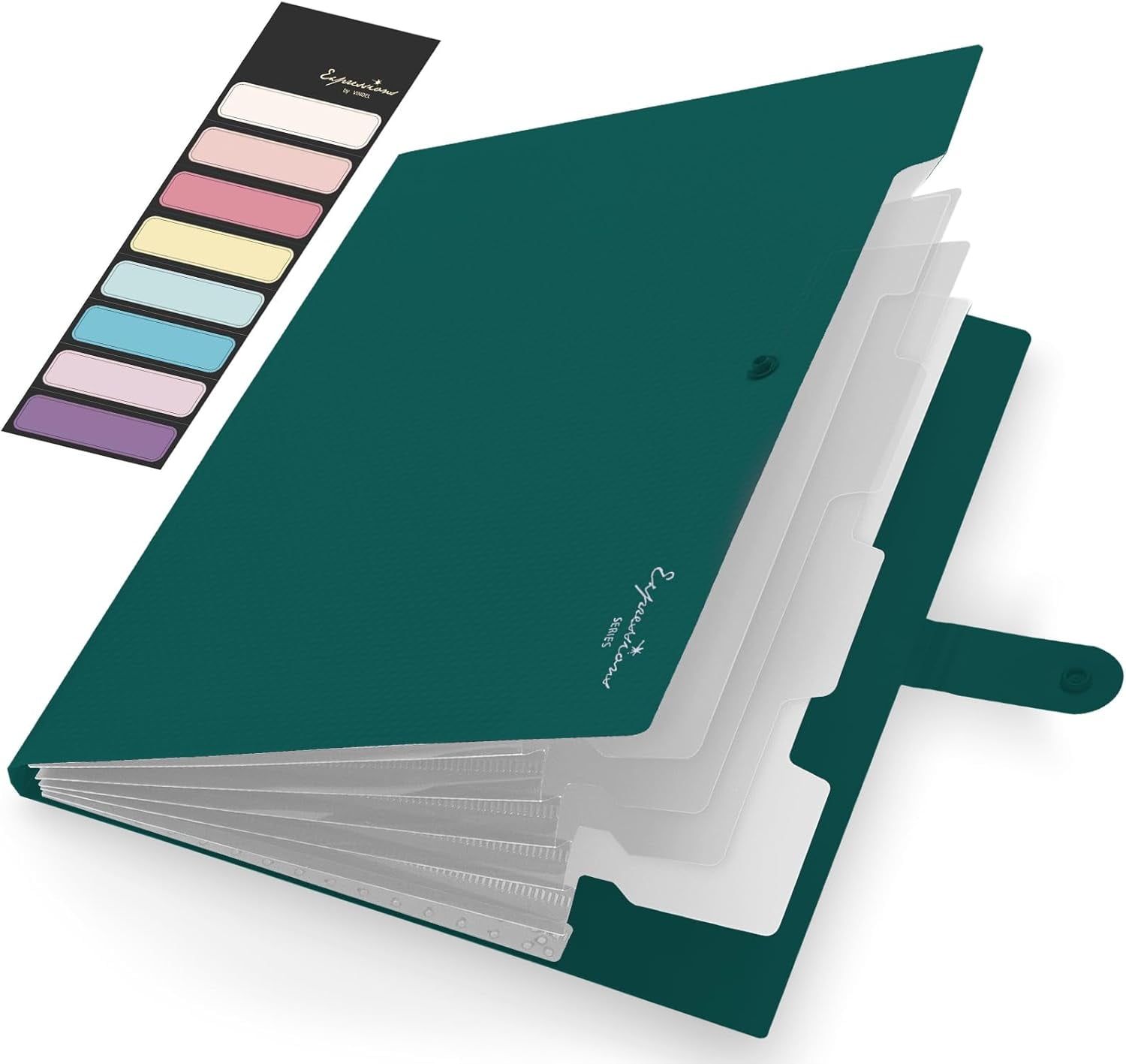 Expanding File Folder, Letter Size Accordion File Organizer, 5 Pocket Folders for Documents ...