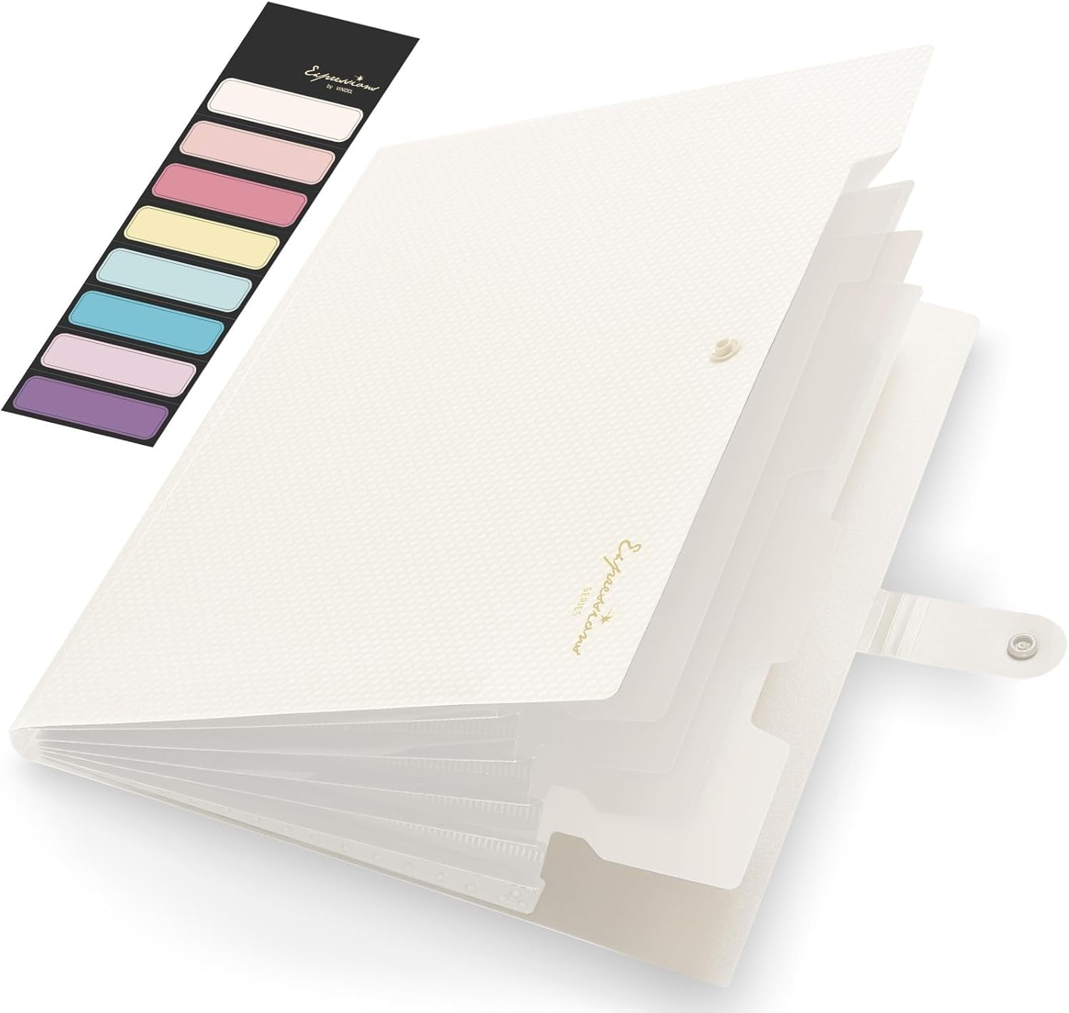 Expanding File Folder, Letter Size Accordion File Organizer, 5 Pocket ...