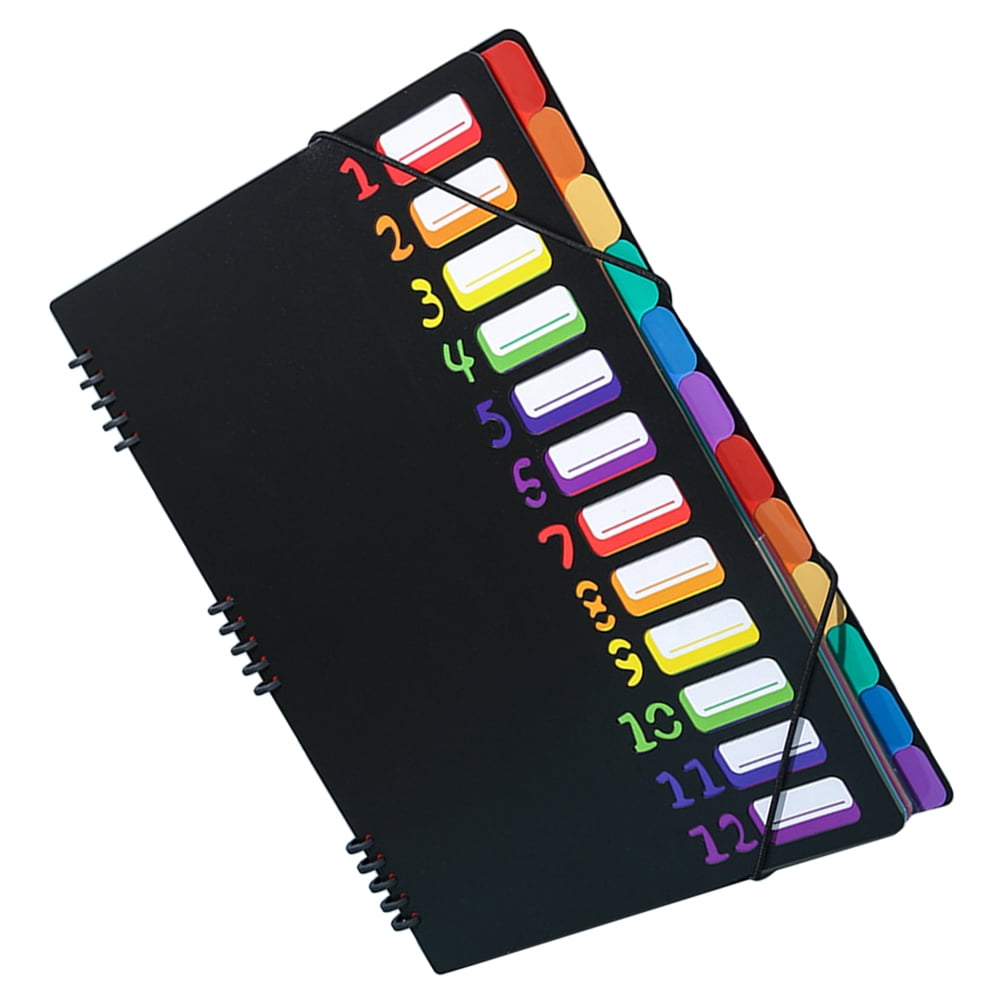 Expanding File Folder Organizer A4 Letter Size 24 Pockets Plastic ...