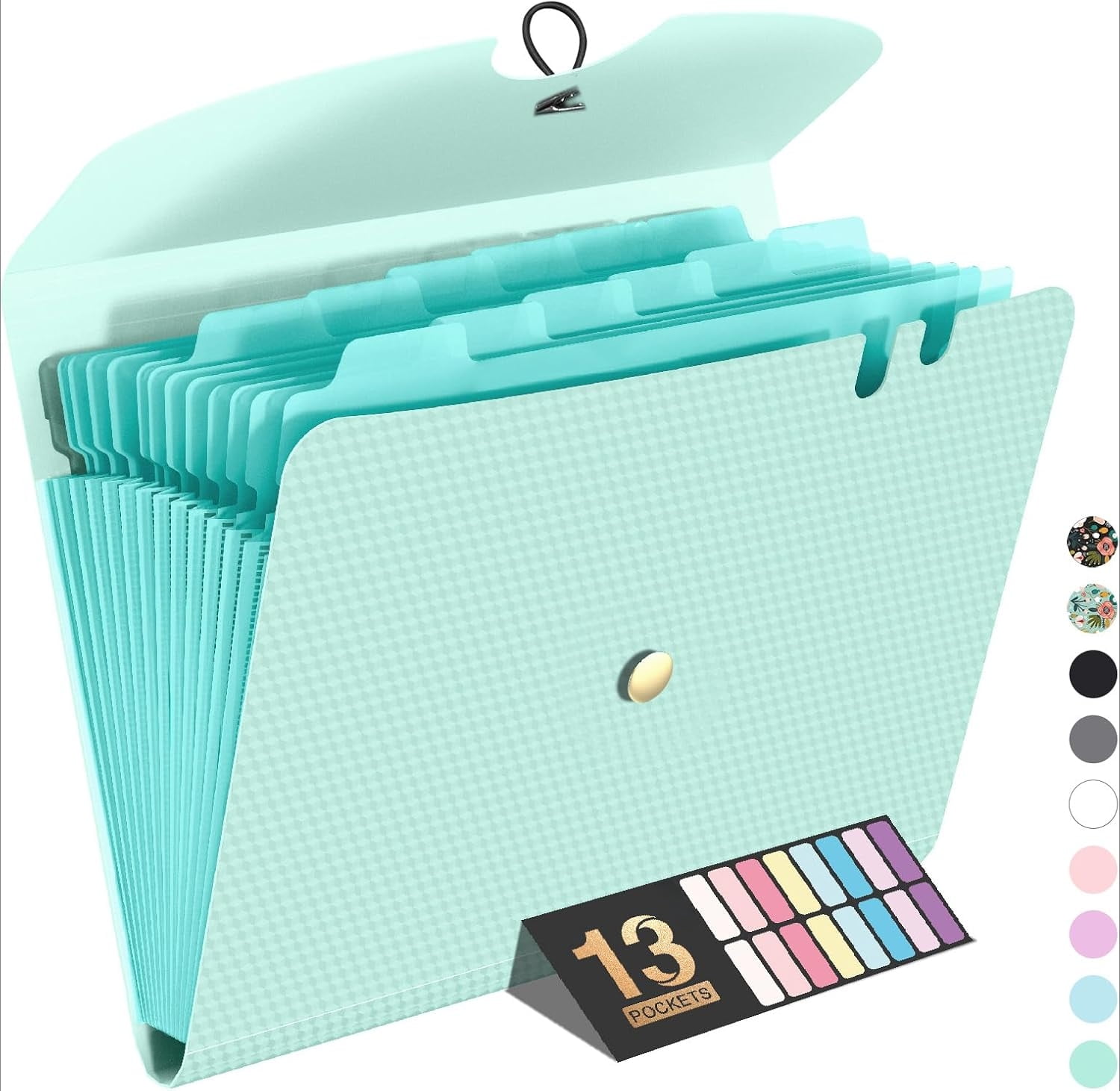 Expanding File Folder, Pocket Accordion File Organizer, Monthly ...