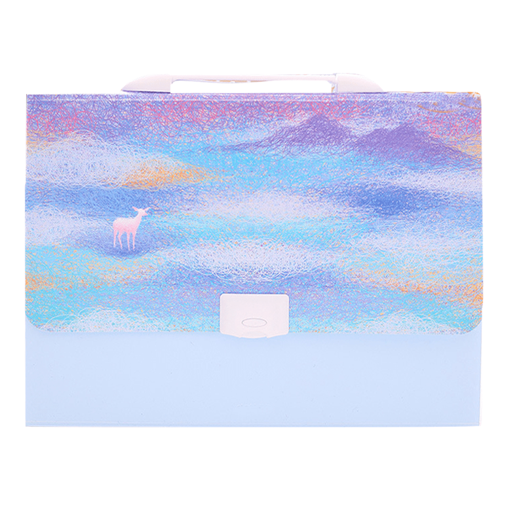 Expanding File Folder - Pockets File Organizer with Handle and Buckle ...