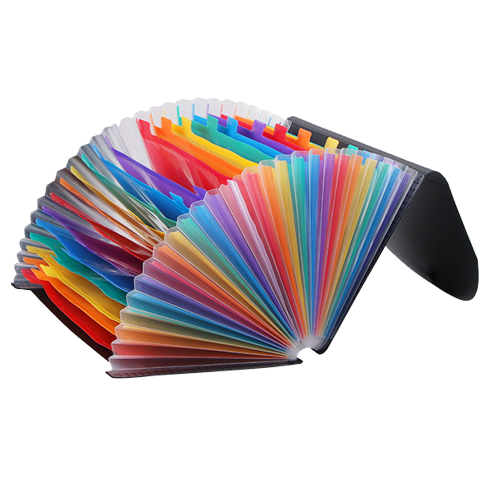 Expanding File Folder With Colored Tabs, File Paper Document Folder ...