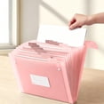Expanding File Folder With Handle 13 Pockets Tall A4 Document Organizer ...
