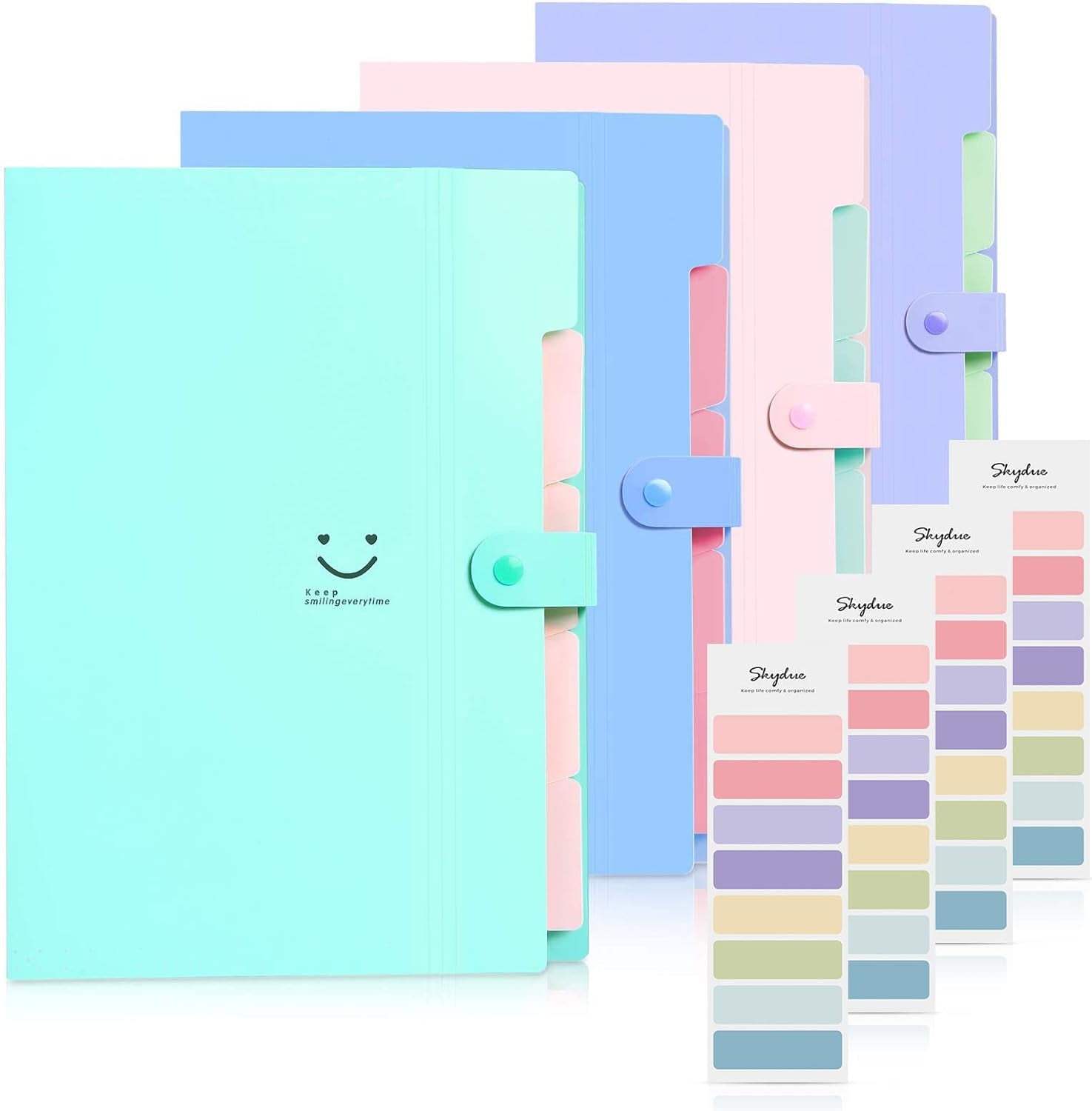 Expanding File Folders with 5 Pockets, Accordion File Organizer with 32 ...