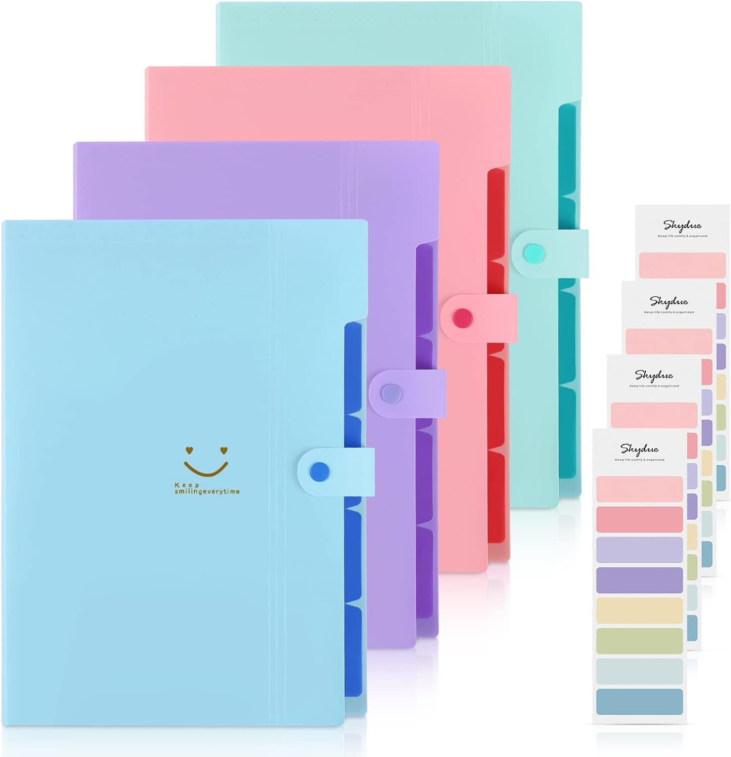 Expanding File Folders with 5 Pockets, Accordion File Organizer with 32 ...
