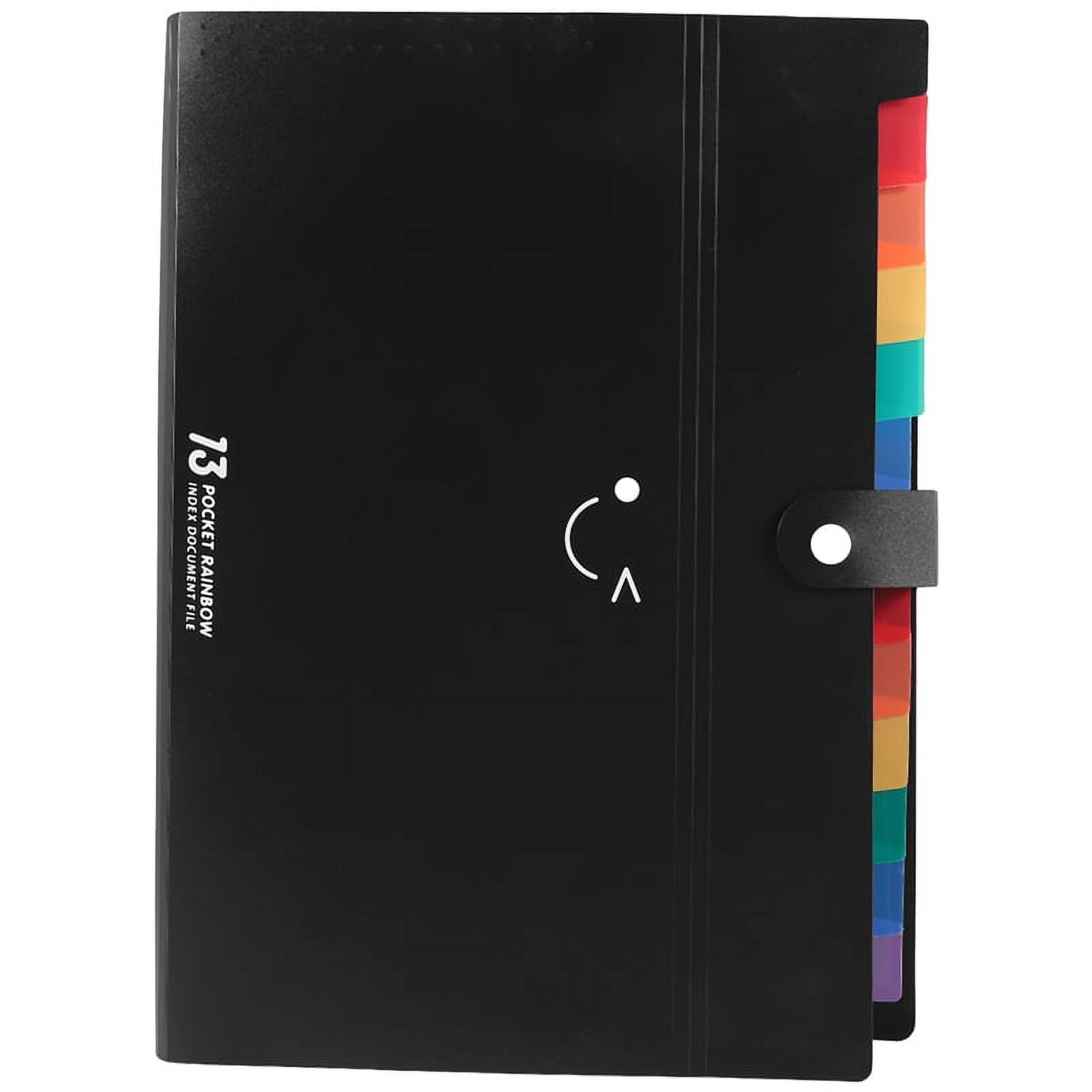 Expanding File Folders Letter Size 7 Pockets Accordion Document ...