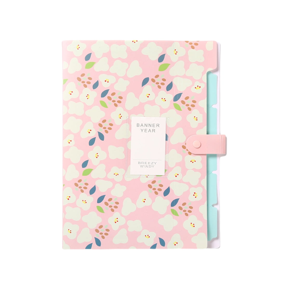 Expanding File Folders with 6 Pockets, Floral Printed Accordion ...