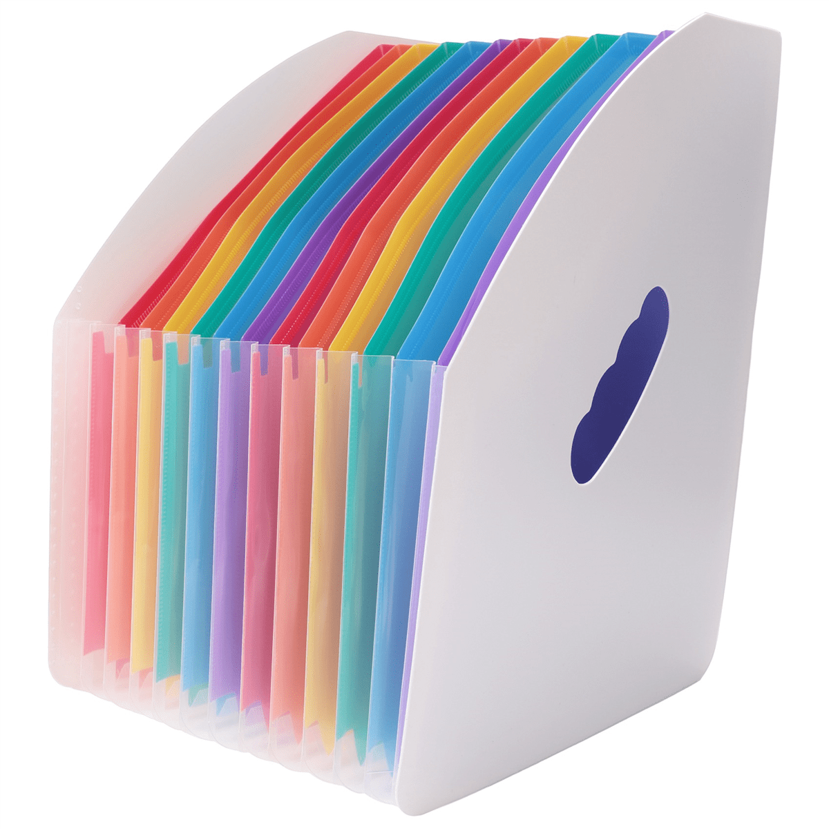Expanding File Holder Folder Standing A4 Vertical Organizer Magazine ...