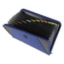 C-Line Vertical Expanding File, 13-Pocket, 10" Expansion, Letter, Poly ...