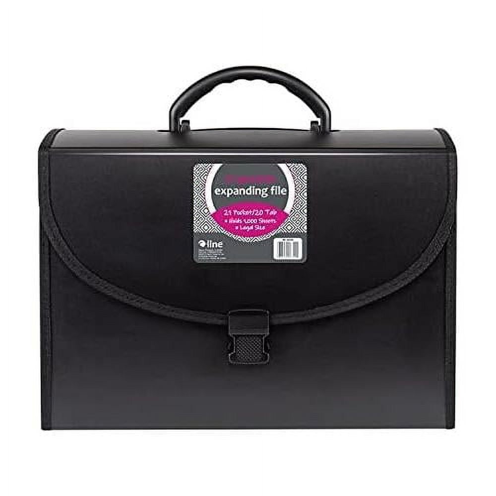 Expanding File With Handle, Includes Tabs, Locking Closure, Legal Size ...