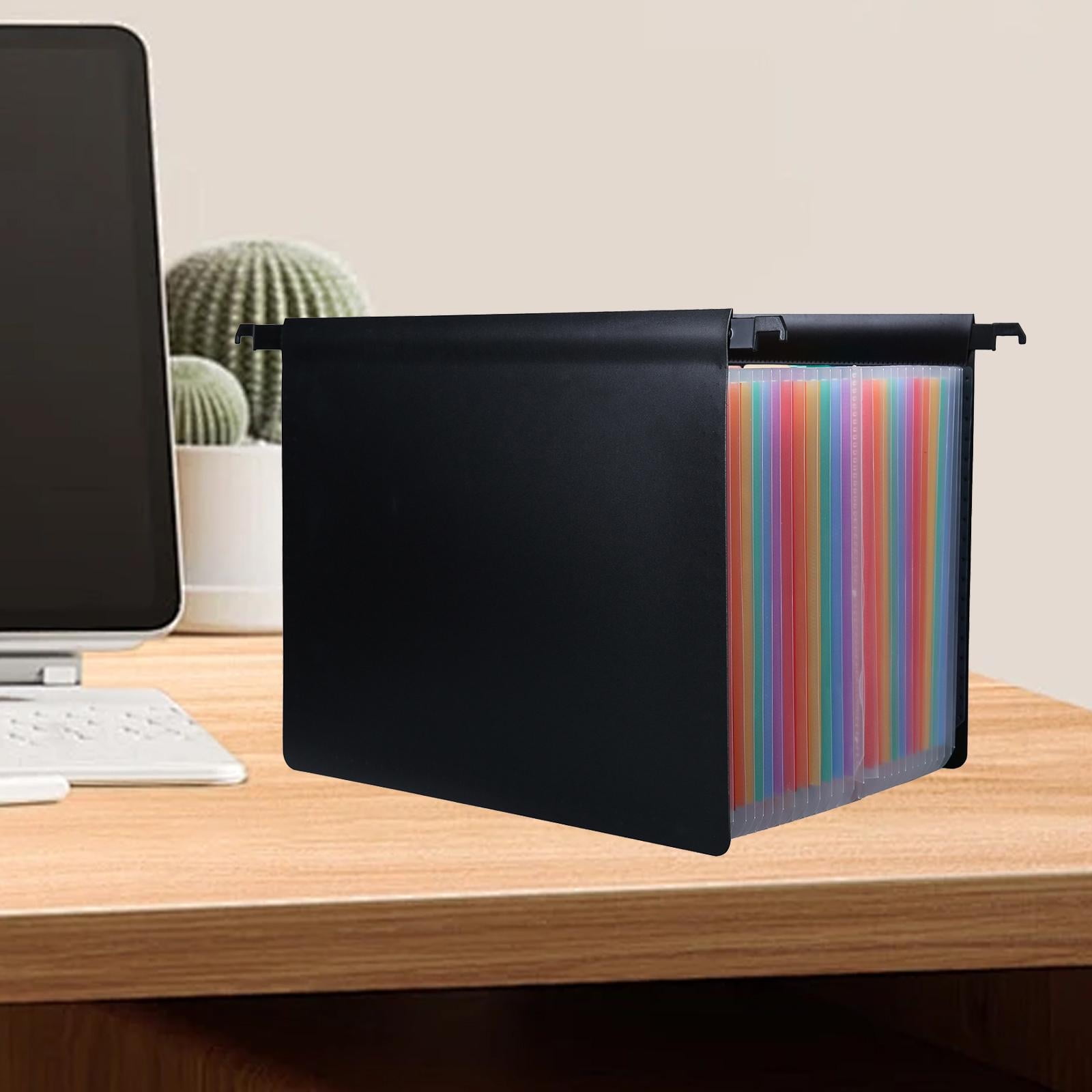 Expanding Hanging File Folder 25 Pocket Document Folder for Papers ...