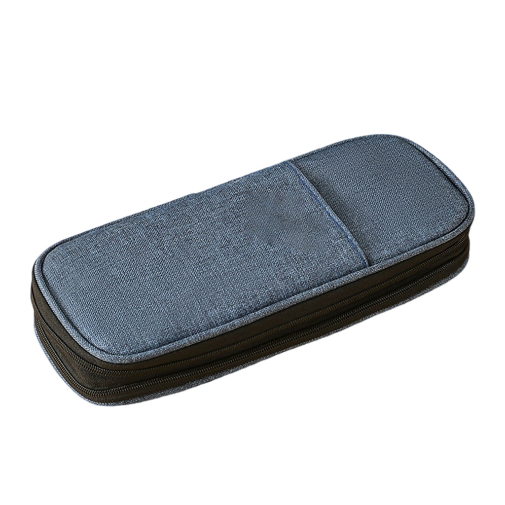 Expanding Pencil Case Big Capacity Pen Pouches Double Layered Pen Bag ...