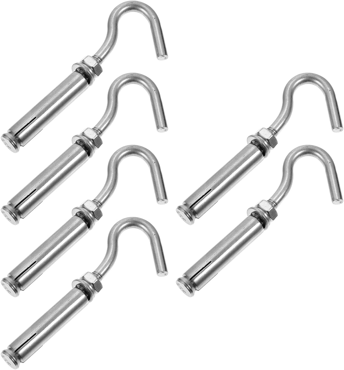 Expansion Anchor Hook Bolt，Expansion Hook， Metal S Hooks 6pcs Stainless ...