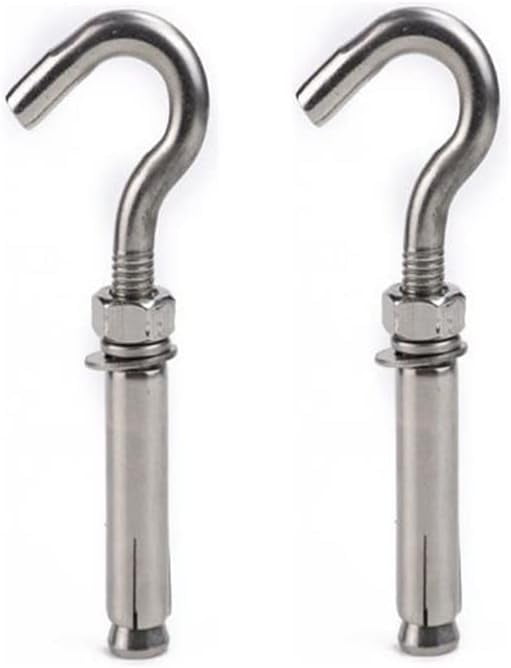 Expansion Bolts,Eye Hooks,2PCs M6 Lift Eye Ring Nut 7CM Expansion Bolt ...