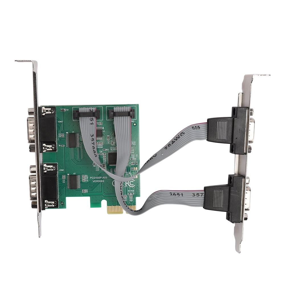 Expansion Card Adapter Converter PCI E RS232 4 Port Serial Port 2.5Gb s ...