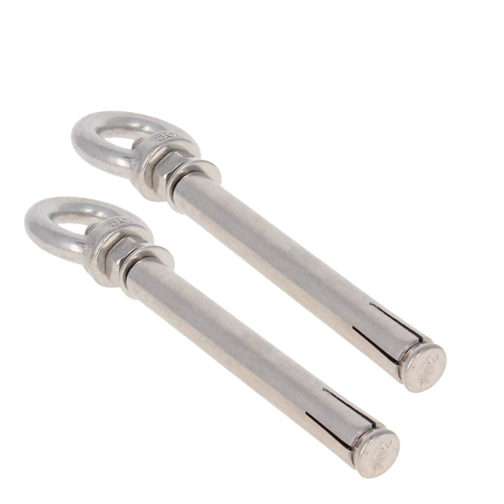 Expansion Lifting Eyebolt M8x120mm Eye Ring Bolt 5.71" Length 304 ...