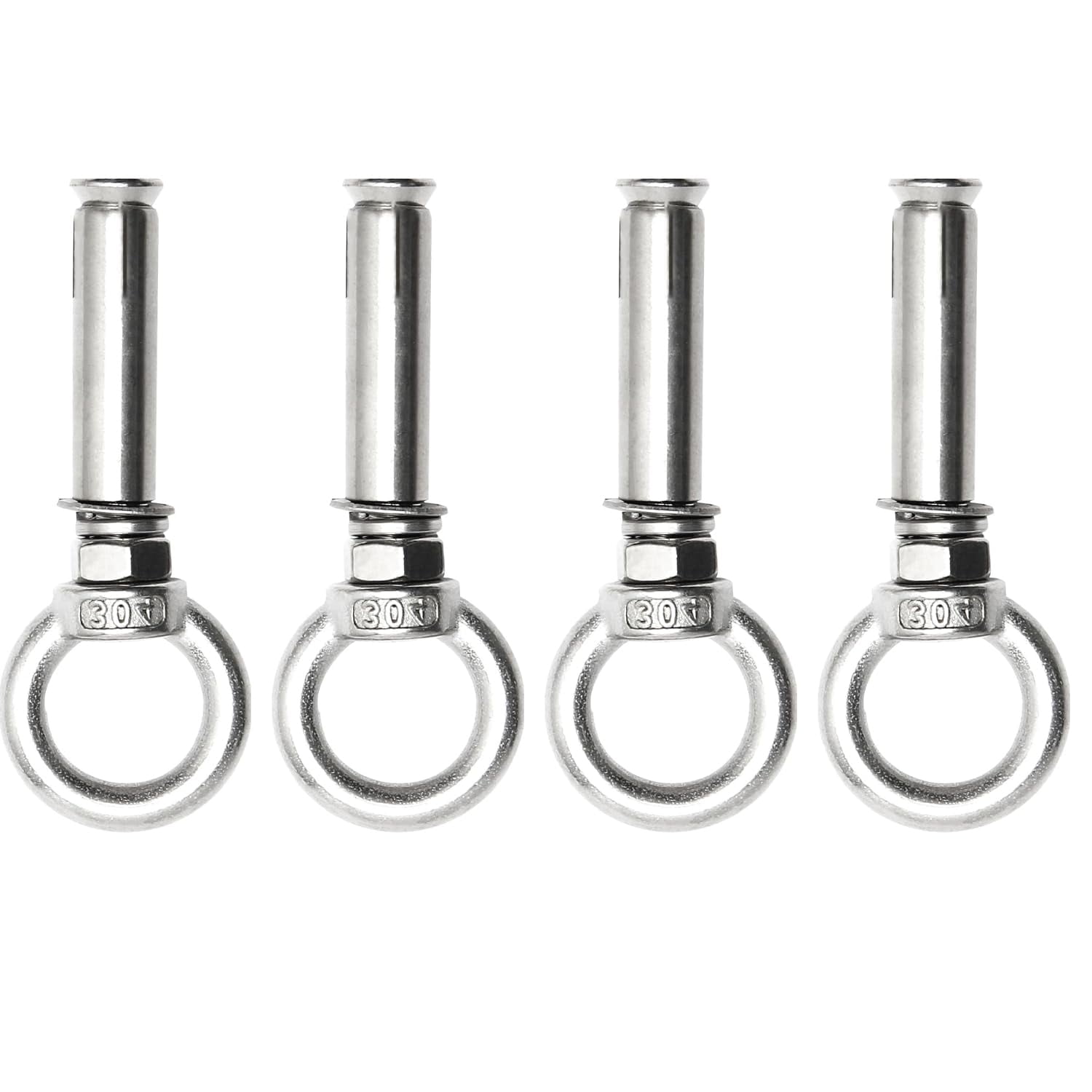 Expansion Lifting Eyebolt M8x60mm Eye Ring Bolt 3.35" Length 304 ...