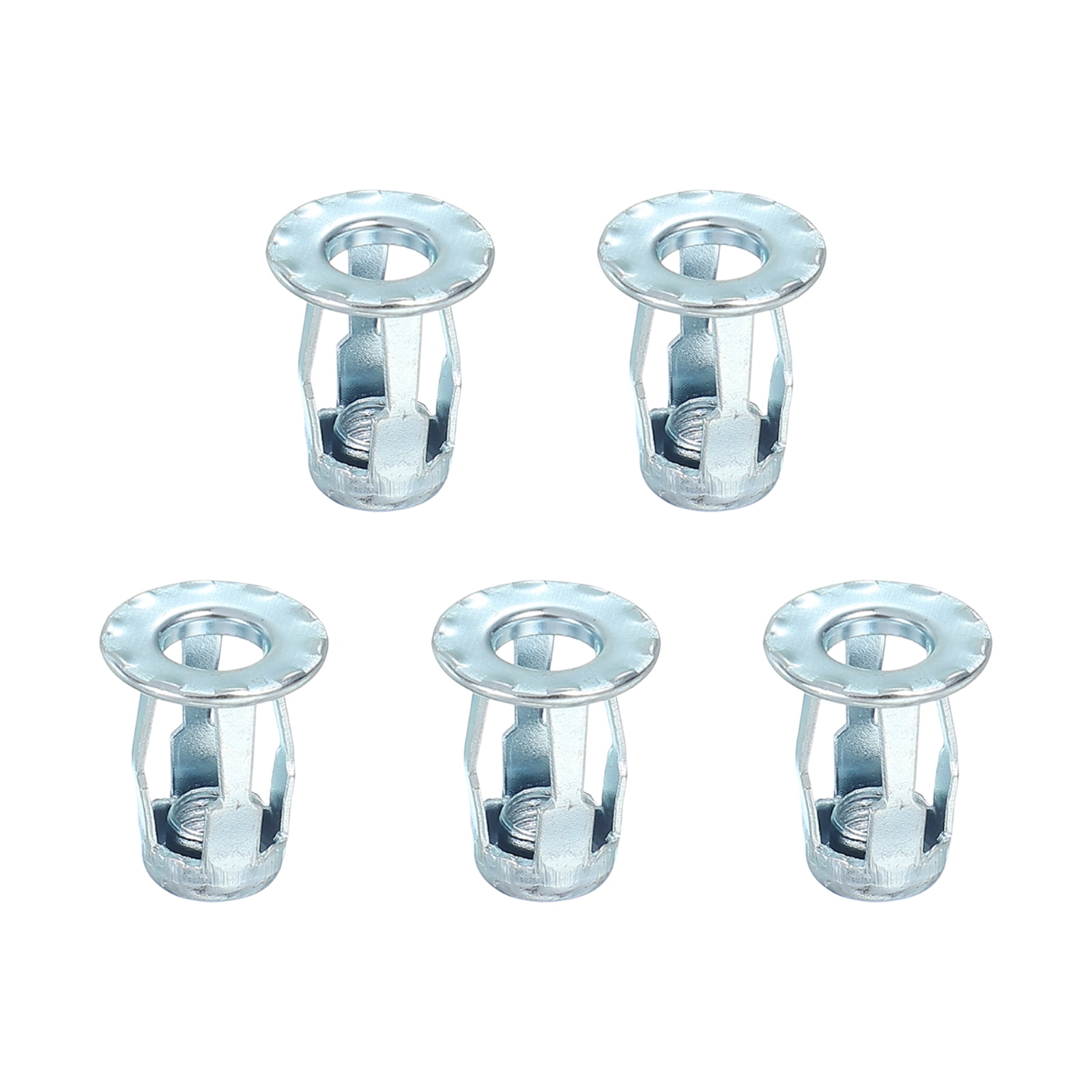 Expansion Screw Petal Nuts M6, 5 Pcs Jack Nut Carbon Steel Petal Shape ...