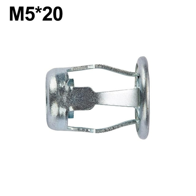 Expansion nut, Pack of 20 Petal Nuts with Screw Petal Shape Metal Nut ...