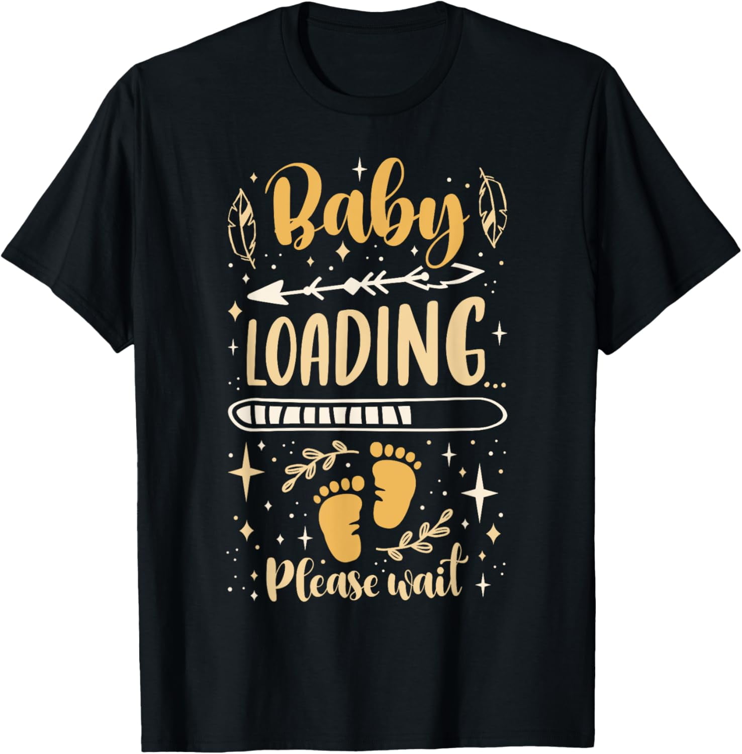 Expecting Mom To Be, Pregnancy Announcement, Baby Loading T-Shirt100 ...