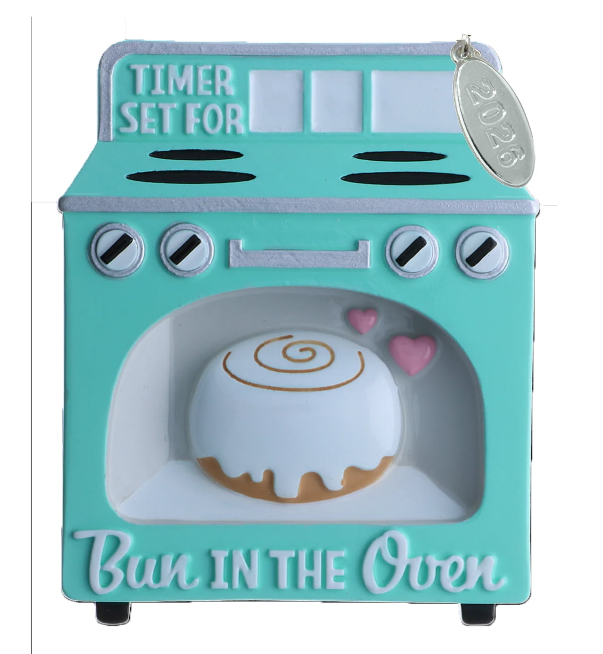 Expecting Ornament, Pregnant Christmas Ornament - Cute and Funny Bun in ...