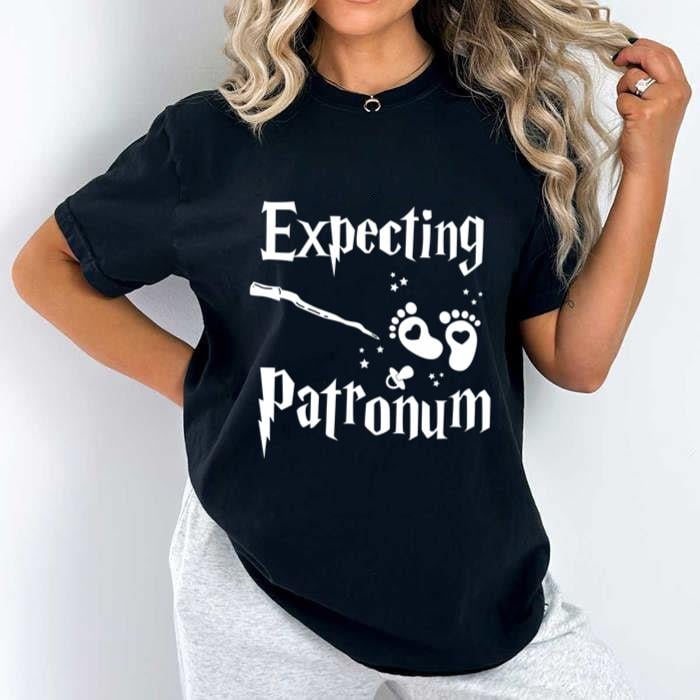 Expecting Patronum, Pregnancy Announcement COMFORT COLOR T-SHIRT, for ...