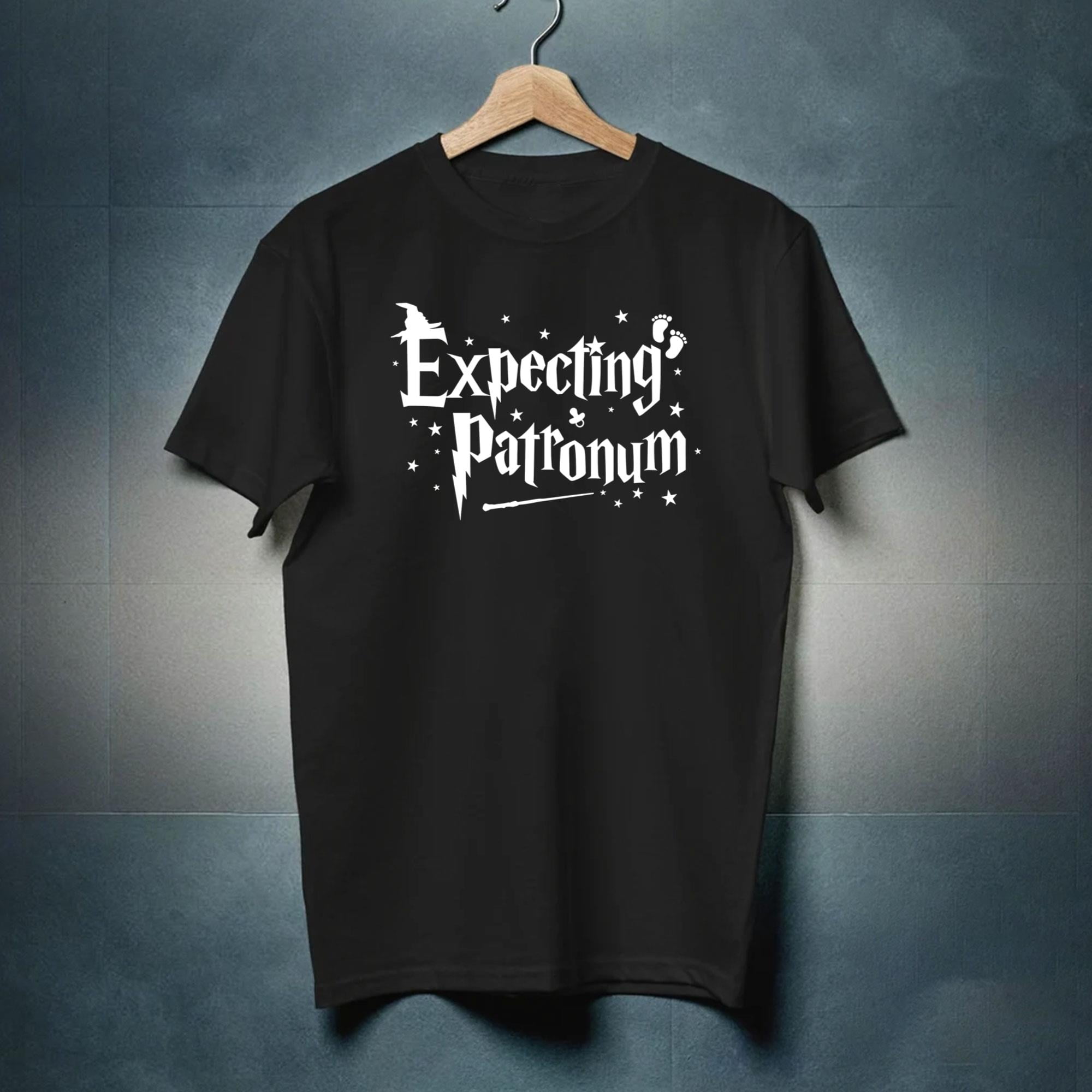 Expecting Patronum T-shirt Tee Top Funny Expecto Pregnancy Reveal ...
