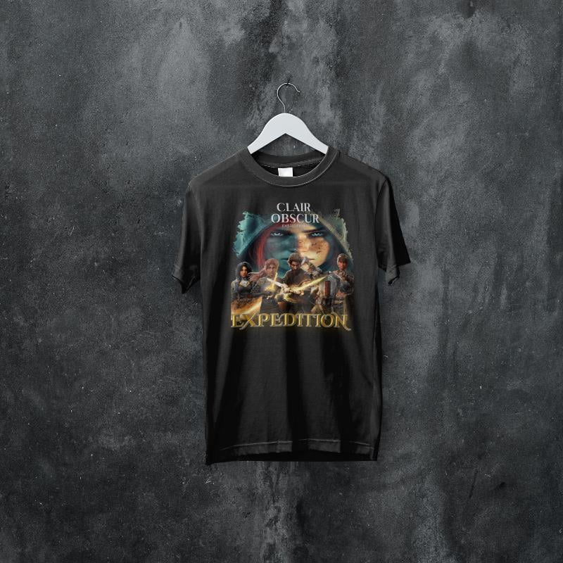 Expedition 33 Unisex T-Shirt, RPG Gamer Merch Epic Graphic Tee, Clair ...