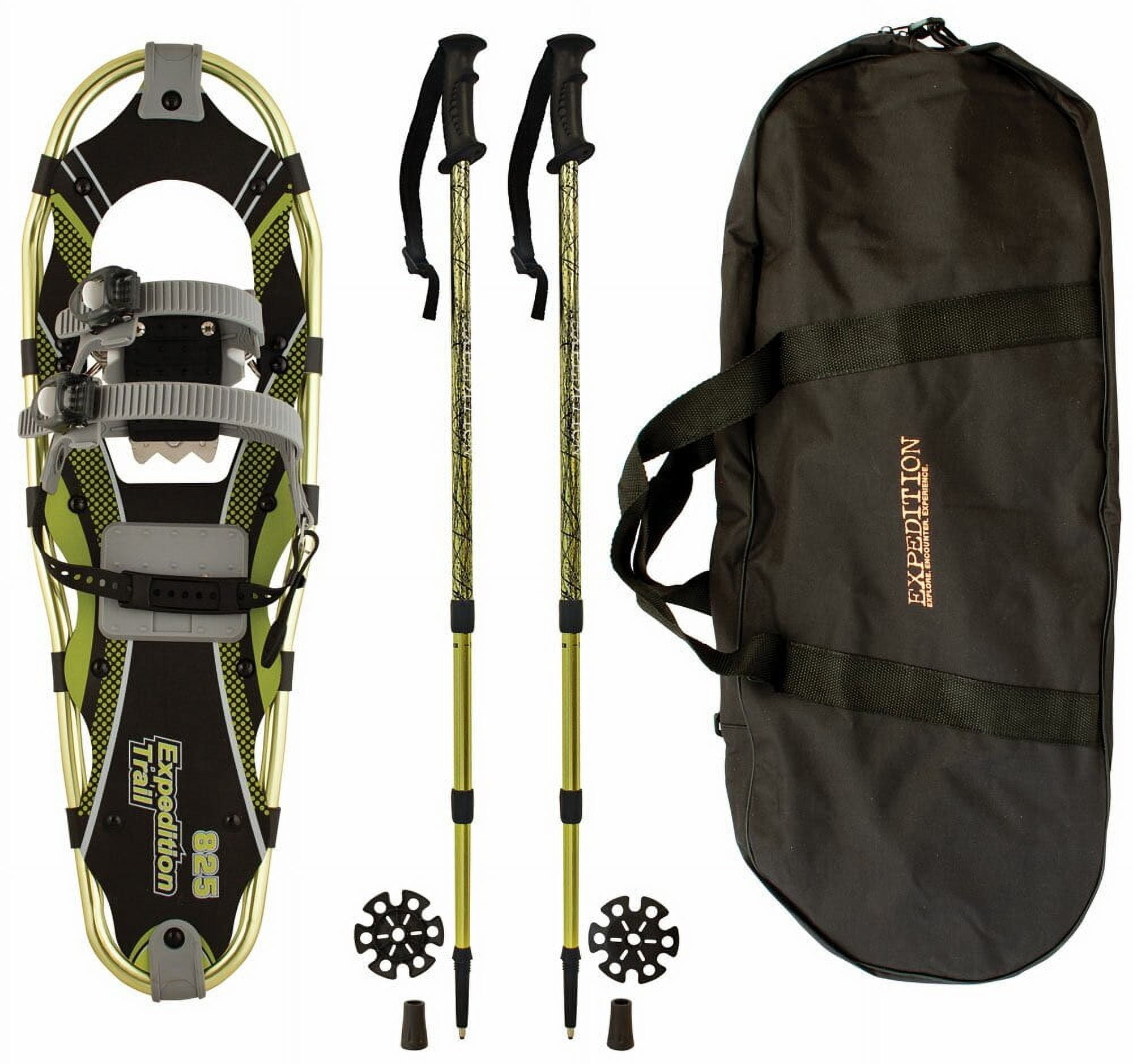Expedition Trail Men and Women's Lightweight Aluminum Snowshoe Kit ...