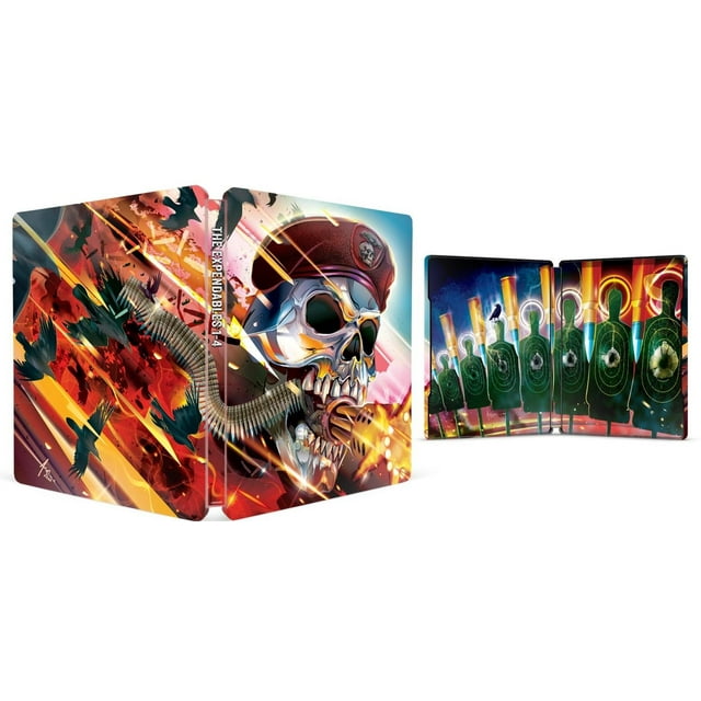 Exclusives: Expendables 1-4 Steelbook Collection (4K HD + Blu-Ray ...