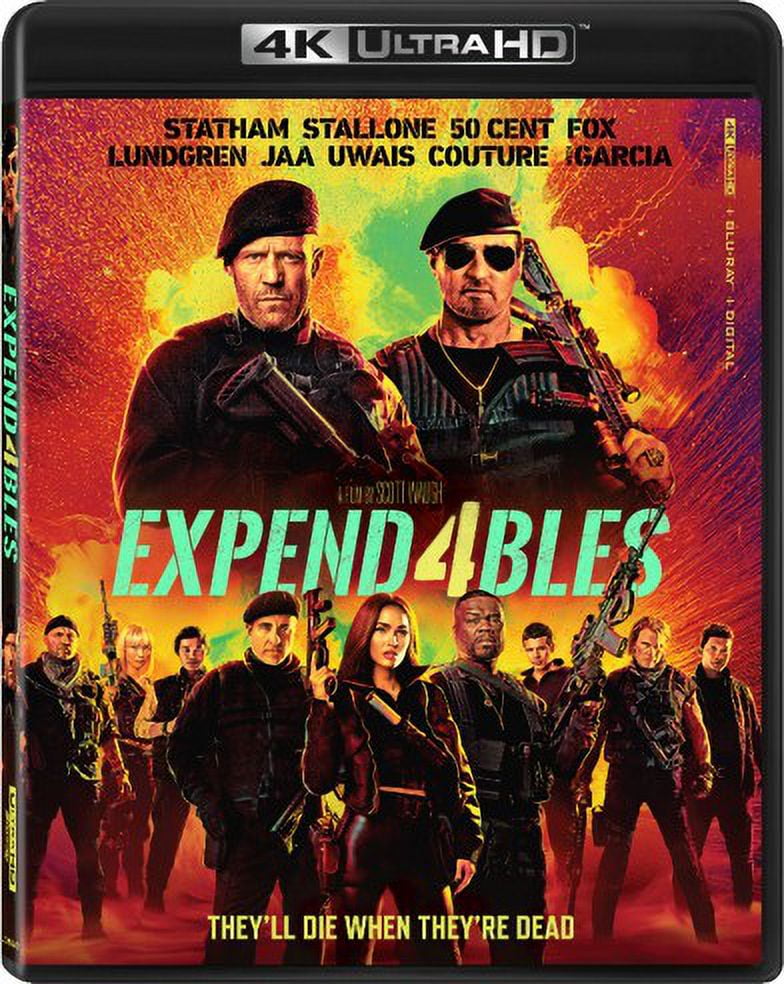 Expendables 4: Four Movie Blu-Ray Collection, 4K Ultra HD, Starring ...