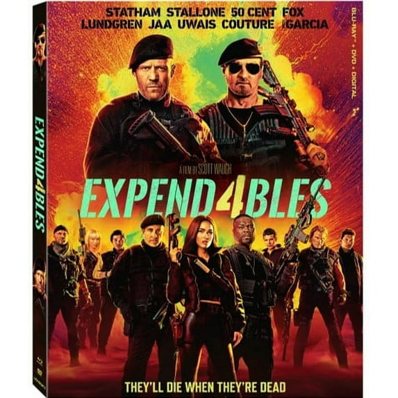 Open Box Expendables 4 (Blu-ray + DVD + Digital Copy), Starring Jason Statham - Walmart.com