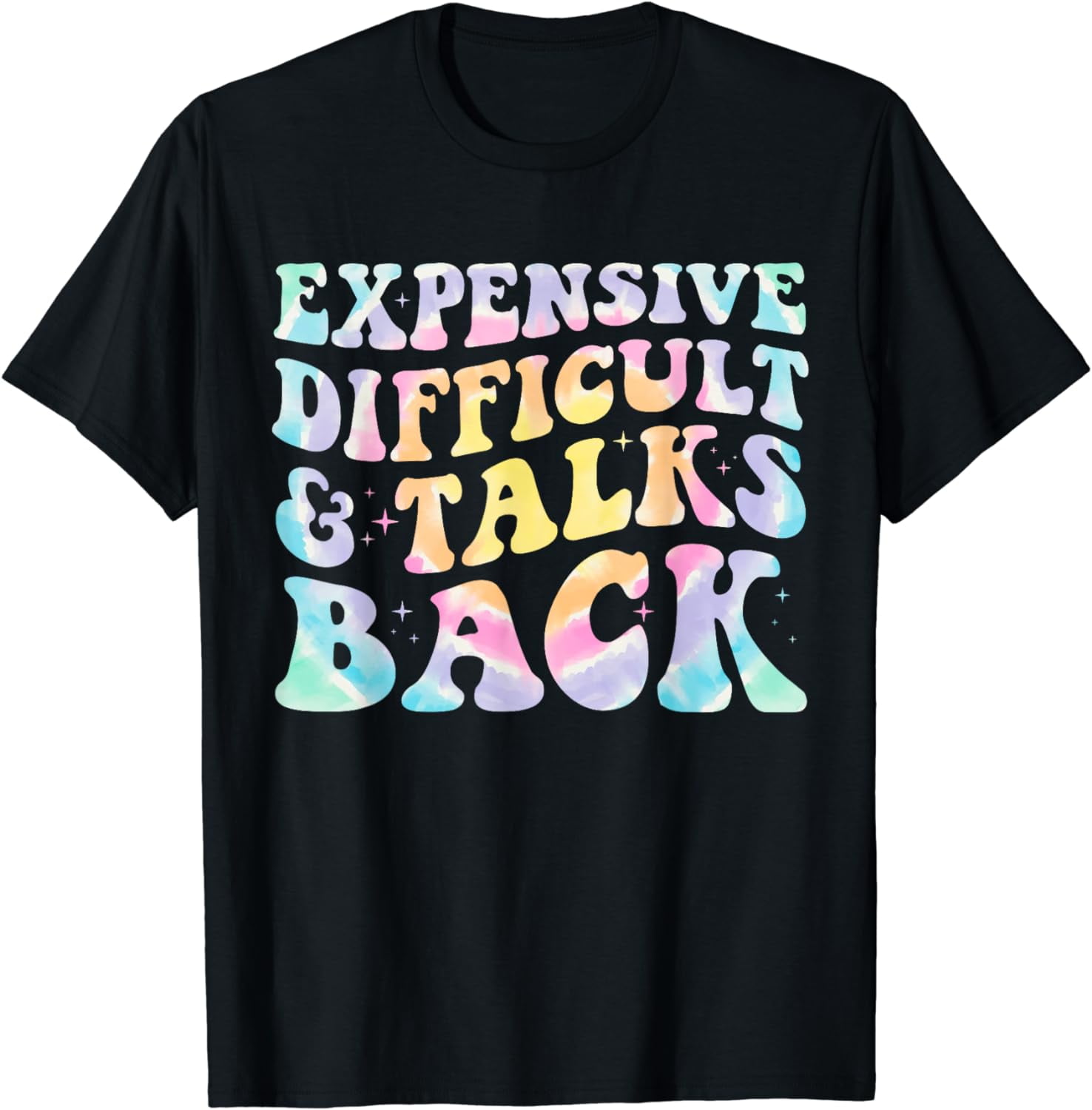 Expensive Difficult And Talks Back Groovy Women Mother's Day T-Shirt ...