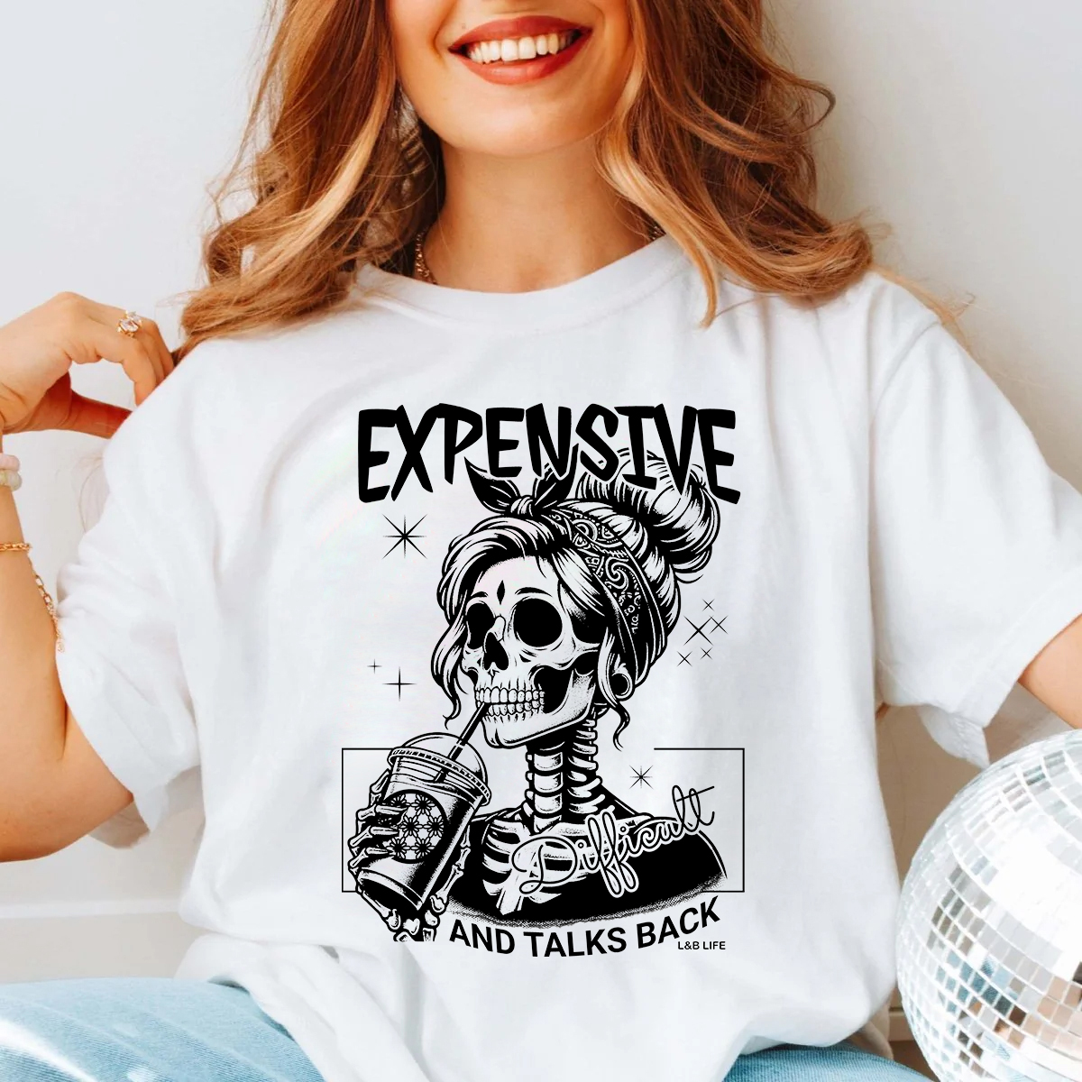 Expensive Difficult And Talks Back T Shirt, Trendy Front And Back Shirt ...