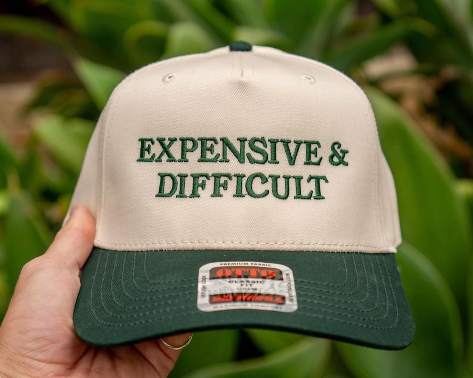 Expensive & Difficult Hat, Funny Embroidered Trucker for Women, Viral ...